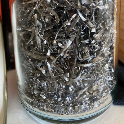 IRON SHAVINGS STEEL Metal Scrap Filings Scrap Science Experiment ...