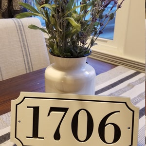 6 Inch Traditional & Modern House Numbers Letters | Etsy