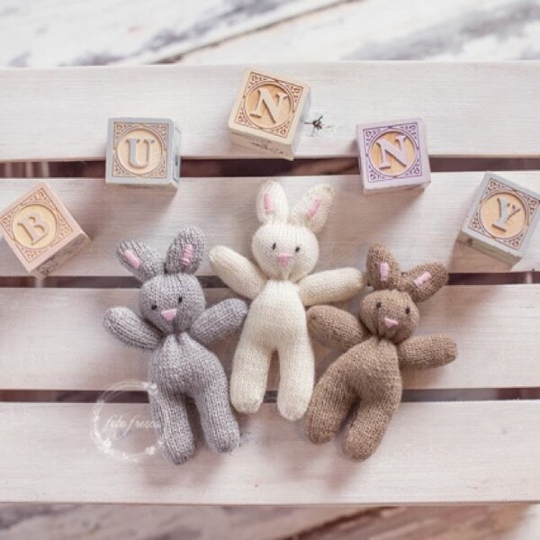 Mini Bunny Rabbit - 9cm Knitted - Various Colours! - Etsy UK