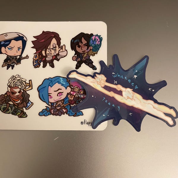 Arcane Season 2 Vinyl Stickers - Etsy