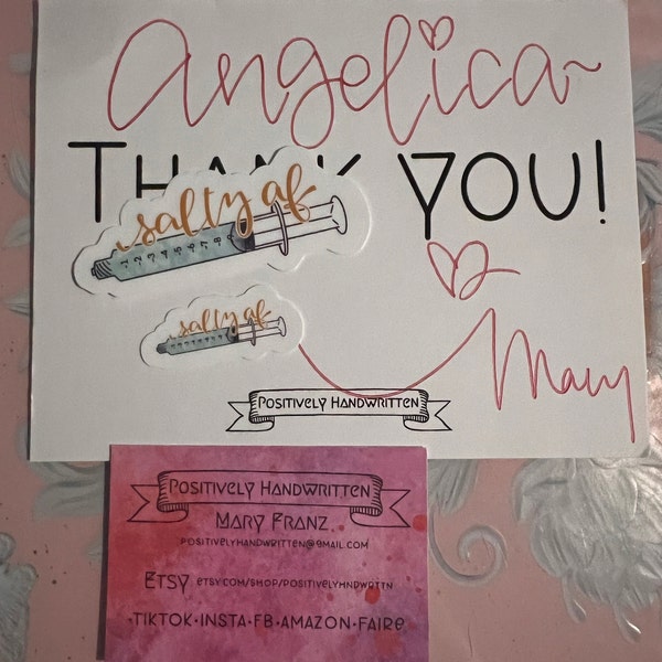 Funny Saline Flush Vinyl Sticker. Stocking Stuffer. Gift for Nurse ...