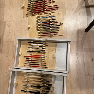 Paint Tube Holder Paint Holder Paint Tube Rack Paint Storage Clips ...