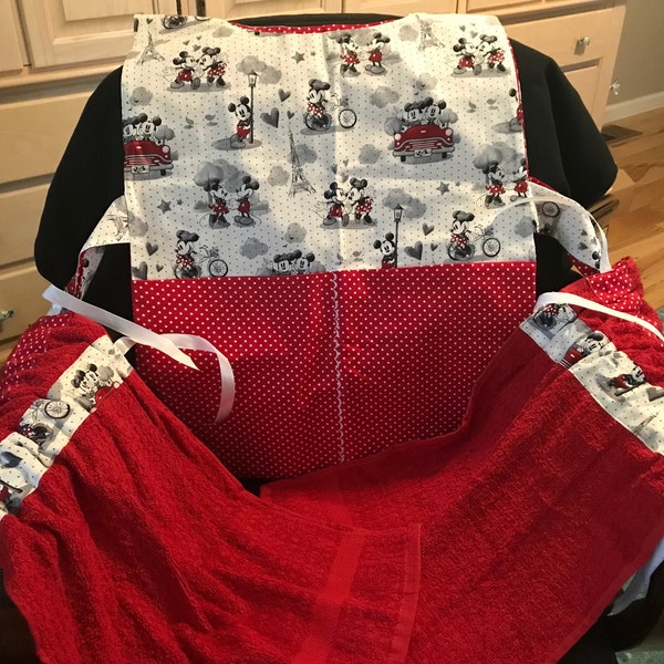 Italian Delight Apron, Multi Colored, 1940's Vintage Style, Reversible ...