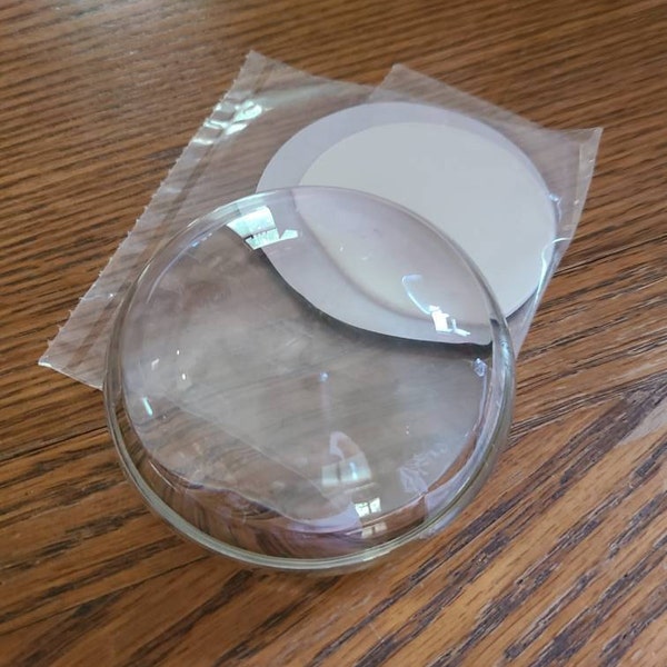 Large Round Paperweight Frame | Glass Paperweights Designed to Display ...