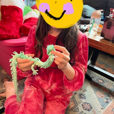 Jumbo Large Fidget Articulating Dragon - Etsy