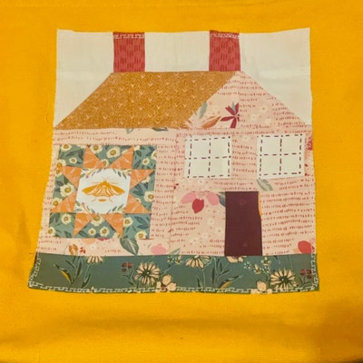 House Block, PDF Quilt Pattern, 3D Pattern, Modern, Pattern, Easy Quilt ...