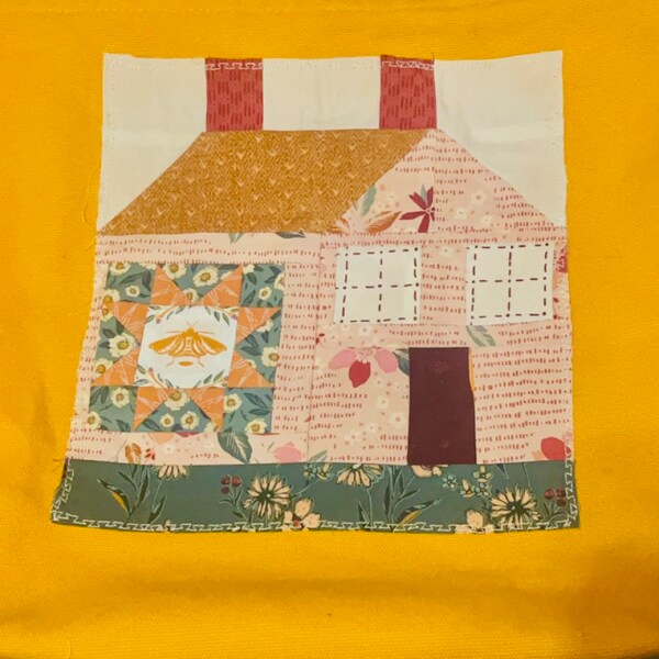 House Block, PDF Quilt Pattern, 3D Pattern, Modern, Pattern, Easy Quilt ...