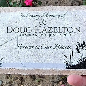 Personalized Horse Pony Memorial Stone. 8x4 Stone Brick. - Etsy