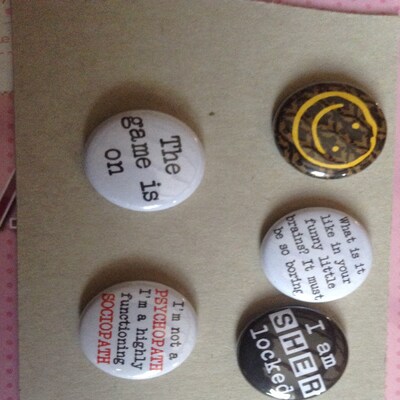 Pick Any 5 or 10 Button Badges 25mm / 1 Inch Make Your Own Sets - Etsy