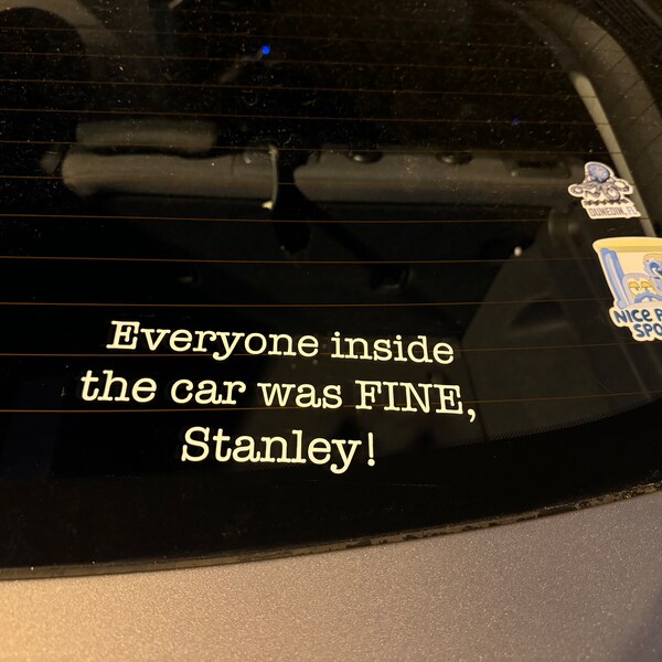 ORIGINAL Stanley the Office Car DECAL - Etsy