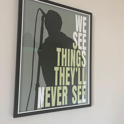 Personalised 50 Vinyl Record Spine Poster Custom Album Print Music ...