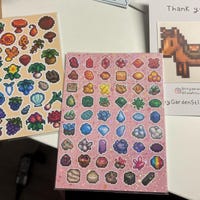 Stardew Valley Cat Sticker Large Size SDV Big Gamer Kitten Pet Decal ...