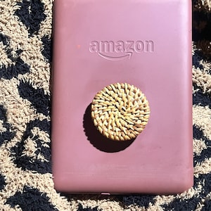 Rattan Popsocket/kindle Grip - Etsy