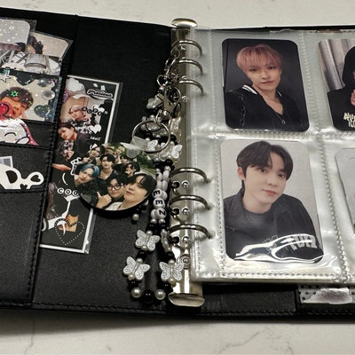 A5 Kpop Photocard Binder Custom Deco K-pop Collect Book Holds up to 160 ...