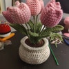 Tulip Flowerpot Crochet Pattern Flower Bouquet DIY Crochet Pattern ...