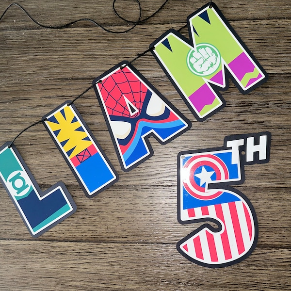 Superhero Alphabet Printable Letters, Superheroes Font Characters - Etsy