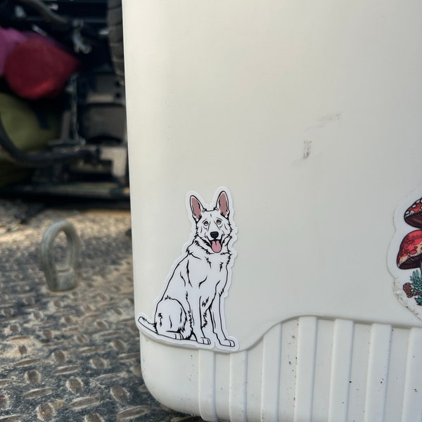Custom German Shepherd Vinyl Stickers & Magnets, Gift for German ...