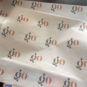 Custom Printed Translucent / Baking /tracing Paper/ Wedding - Etsy UK