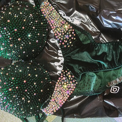 Competition Bikini Set Rhinestone Fitness NPC IFBB WBFF Figure ...