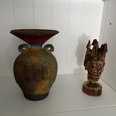 Shemprosius Whittledown Tree Spirit Wood Carving Pyrography - Etsy