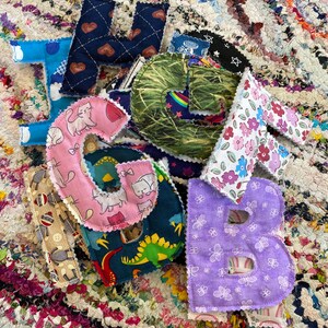 Fabric Alphabet Letters | Etsy