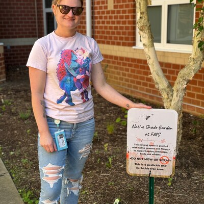 Pollinator Habitat in Progress Sign Promoting Native Plants Quality ...