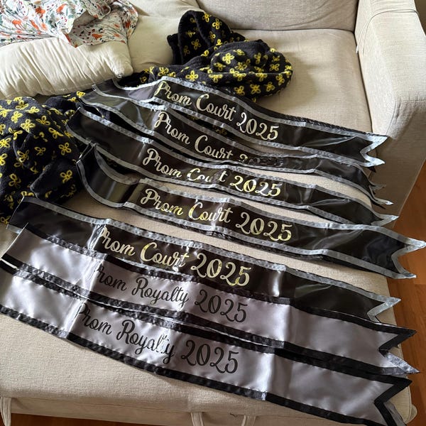 Custom Boarder Lace Sash Birthday Party Lace Sash Personalized Lace ...