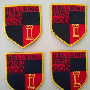 Hellsing Shield Cosplay Patches, Qty 2 - Etsy