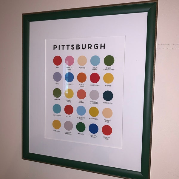 Chicago Color Palette Print - Etsy