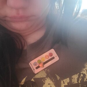 SLIDING ENAMEL PIN Autism Pin Nonverbal Pin Mental Health - Etsy