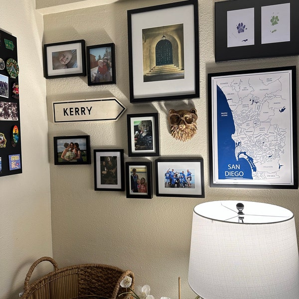 Delaware County PA Map, Customizable Delco PA Print, Personalized Map ...