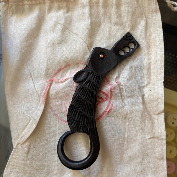 Forged Wolf Head Belt Key Holder - Etsy