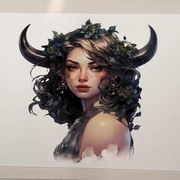 Watercolor Gothic Zodiac Signs Clipart, Printable Fantasy Medieval ...