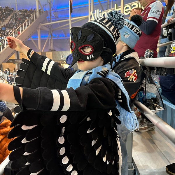 Loon Costume Set / Wings and Eye Mask / Loon Disguise / Made in Maine ...