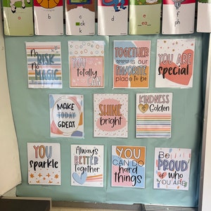 Retro Spring Bulletin Board Kit and Student Activity, Spring Bulletin ...