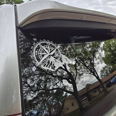 Snowmobile Compass Vinyl Decal Snowmobile Lover Compass Snowmobile ...