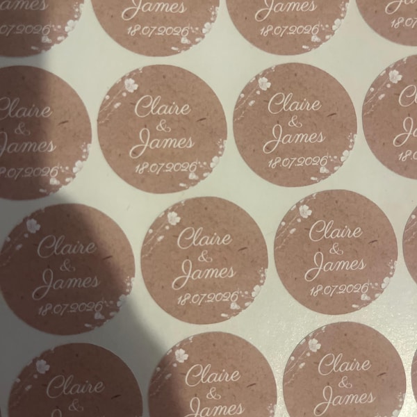 100 Models / Personalized Self-adhesive Labels 3 or 4 or 5 or 6 Cm / A4 ...