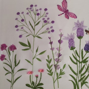 Birth Flower Bundle Machine Embroidery Design 24 Flowers - Etsy