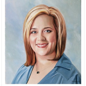 Custom Oil Portrait From Photo Commission Portrait Painting - Etsy