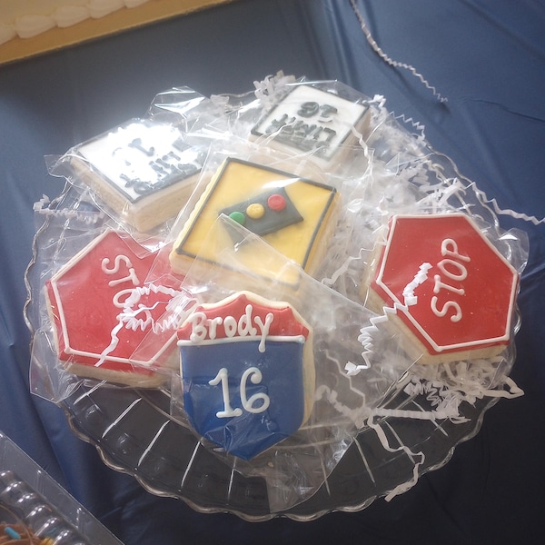 16th Birthday/ Driving Birthday Sugar Cookies - Etsy