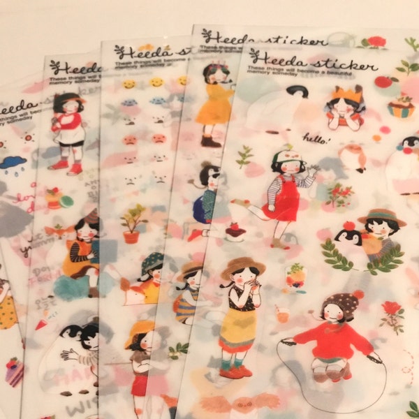 Momoi Sticker Ver 2 Set Korean Sticker Diary Sticker Deco Sticker Set 6 ...