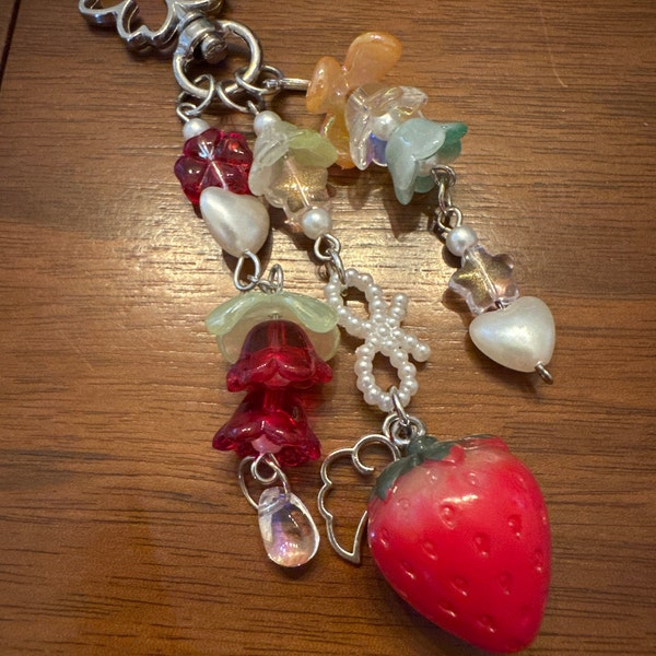 Blue Jellyfish Keychain - Handmade Jellyfish Keychain, Jellyfish Phone ...