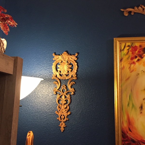 Ornate Carved Wood Appliques for Fireplace, Unpainted, Carved ...