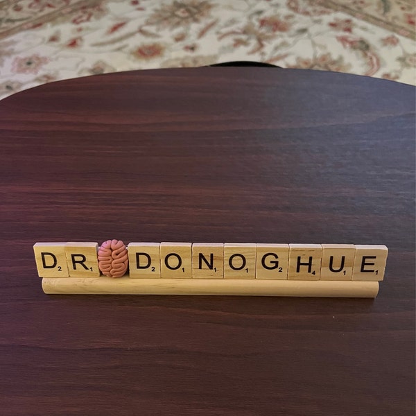 Personalized Ear Doctor Scrabble Tile Name Plates | ENT Doctor Gift ...