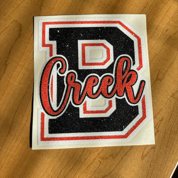 Glitter BIG Varsity Letter Name Stickers & Magnets - Varsity Junior ...