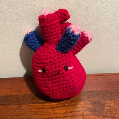 11 Crochet Organs Patterns EBOOK PDF Amigurumi Heart Liver Kidney Brain ...