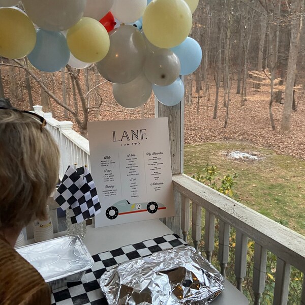 Race Car Milestone Board, Vintage Race Milestone Sign, Two Fast ...