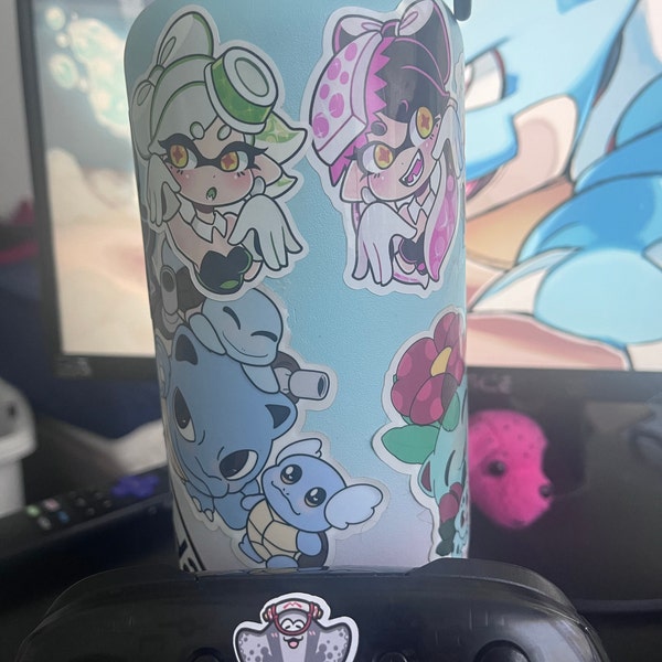 SPLATOON Squid Sisters off the Hook Callie Marie Pearl Marina Vinyl Stickers | Waterproof ...