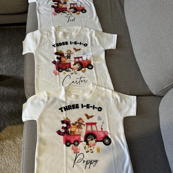 Young Wild and Three Birthday Shirt Safari Birthday Shirt Girls 3rd Birthday Shirt Kids Third ...