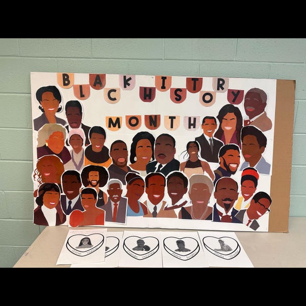 Black History Month Bulletin Board Kit: Inspirational Classroom Decor ...